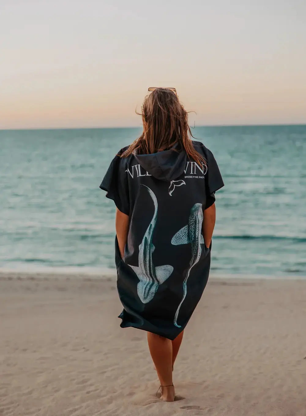 ADULT | Leopards Yin Yang Hooded Towel